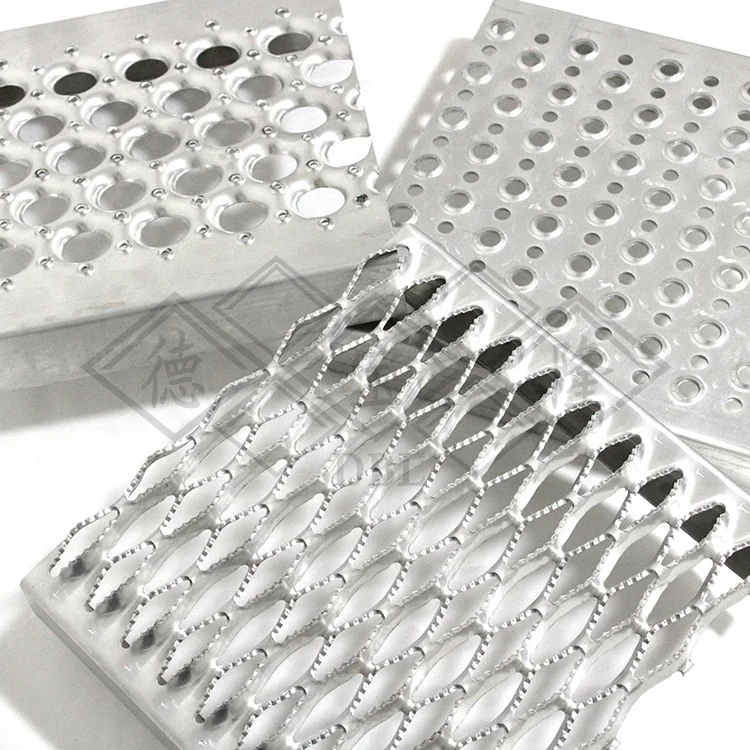Aluminum Walkway Planking Grip Strut Plank Perforated Safety Grating ...