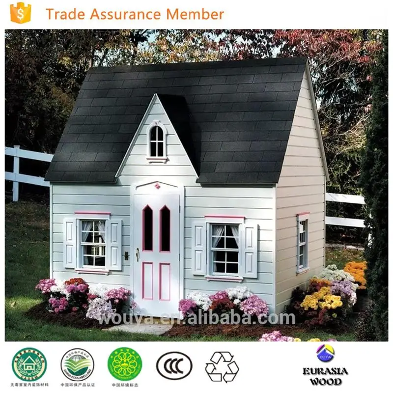 kids outdoor prefab wooden playhouse easy build playhouse| Alibaba.com
