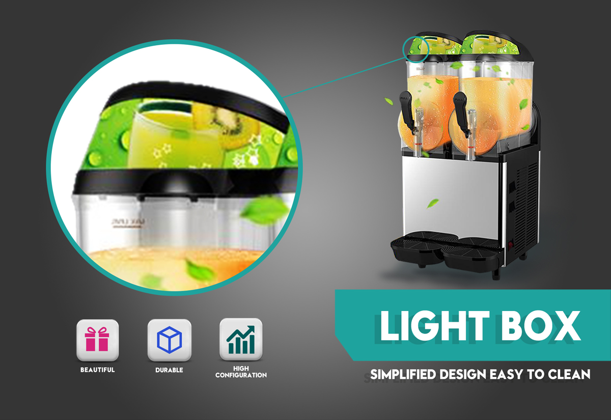 XC224 Iced Coffee Slush Dispenser - Efficient & Sustainable