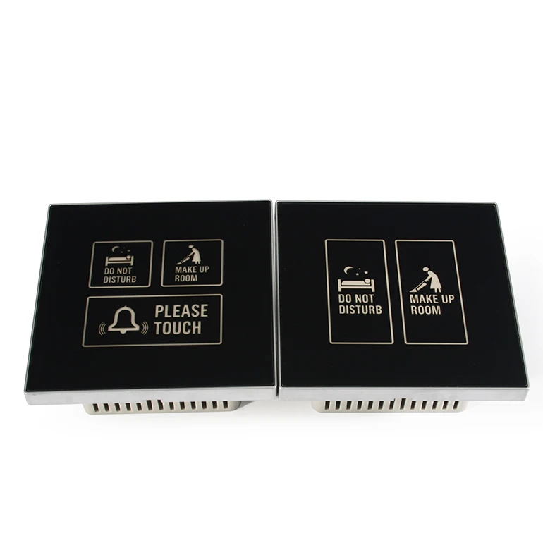 Customized 12v Hotel Guest Room Doorbell Dry Contact Touch Panel Switch ...