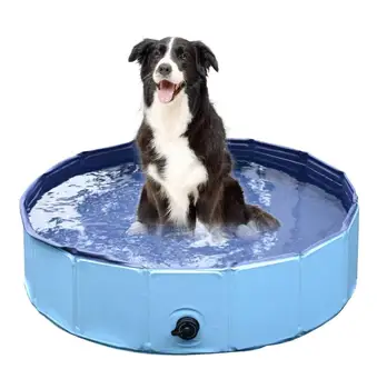 Large Hard Plastic Foldable Collapsible Paddling Dog Pet Pool - Buy Pet ...
