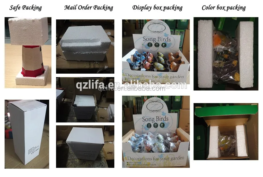 Outdoor Resin Rooster Statue Motion Sensor Garden Ornament And ...