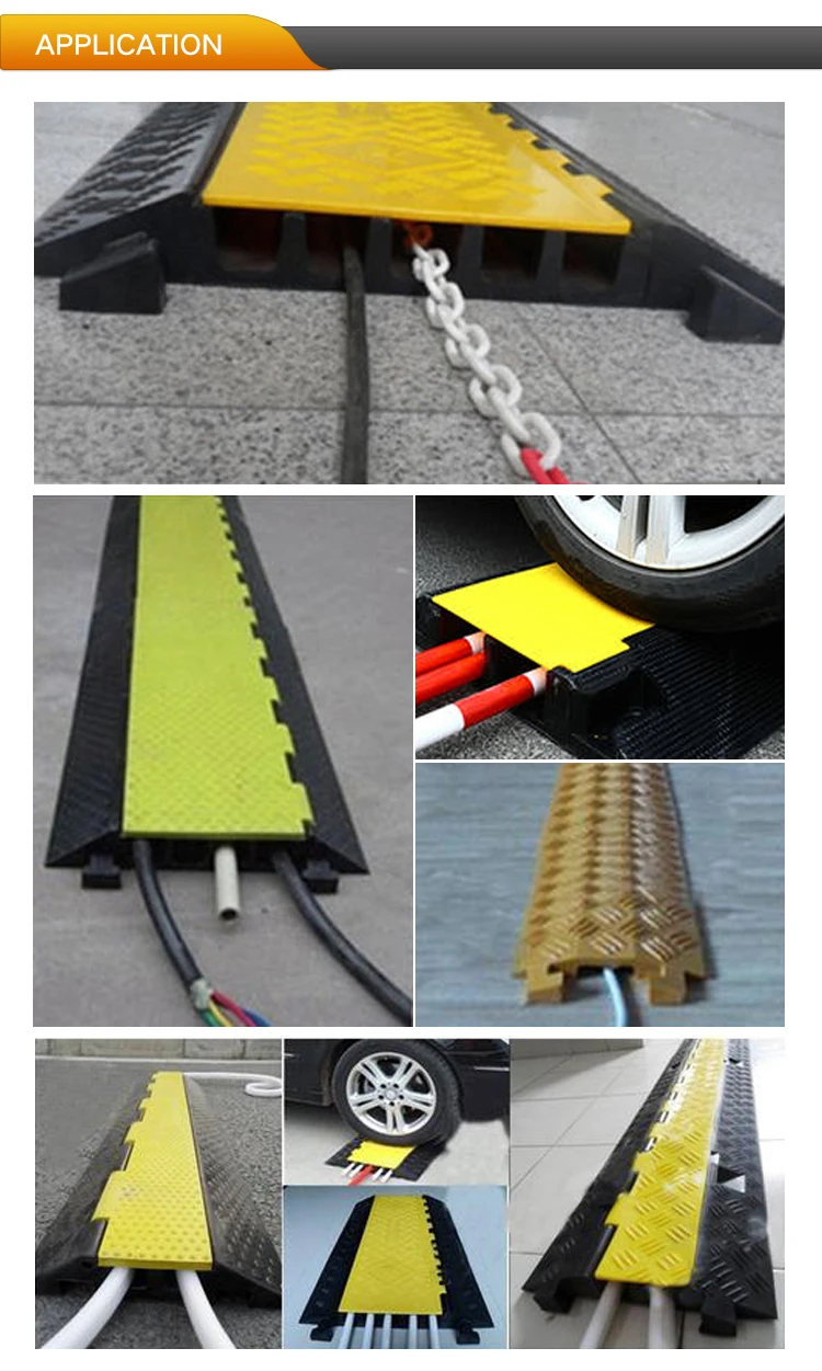 Wholesale Deceleration Strip Rubber Speed Bump Cable Wire Protector ...