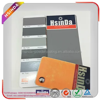 Non-toxic Spray Paint Ral7036 Platinum Grey Powder Coating For Metal ...