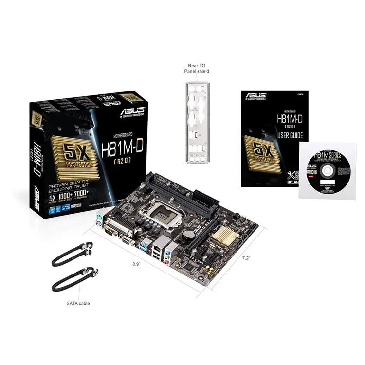 Asus H81m-d R2.0 16gb Ddr4 Intel Lga1150 Uatx Desktop Gaming ...