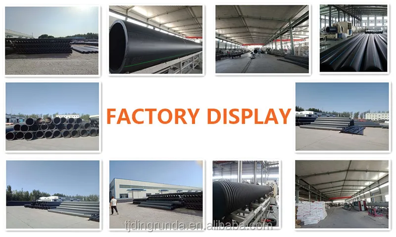 PE 100 PEAD Pipe Sizes in Mm and Inches DN 200/225/250/280 China