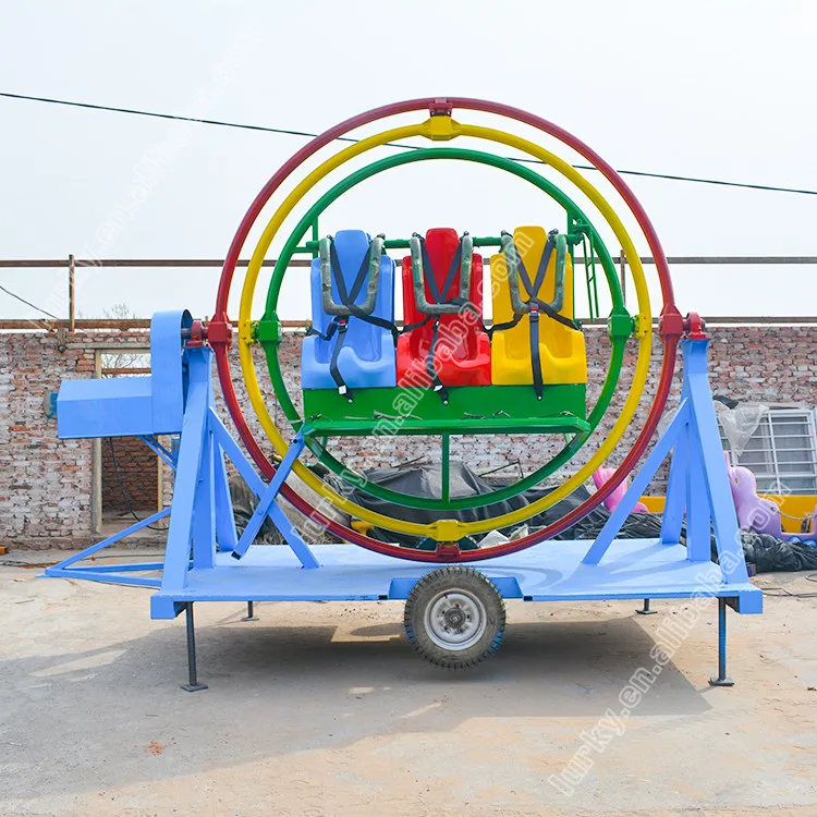 Outdoor Amusement Exercise Equipment - Orbitron 3D Space Ball Rides