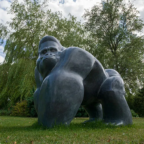 Arge Garden Outdoor Decor Famous Bronze Big Monkey Statue For Garden ...