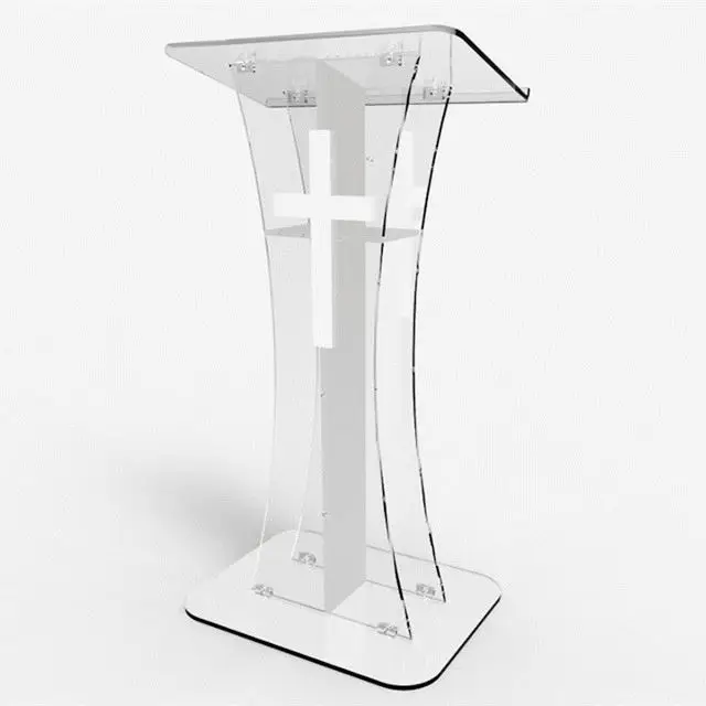 W265 Modern Design Acrylic Chruch Lectern School Podium Office Meeting ...