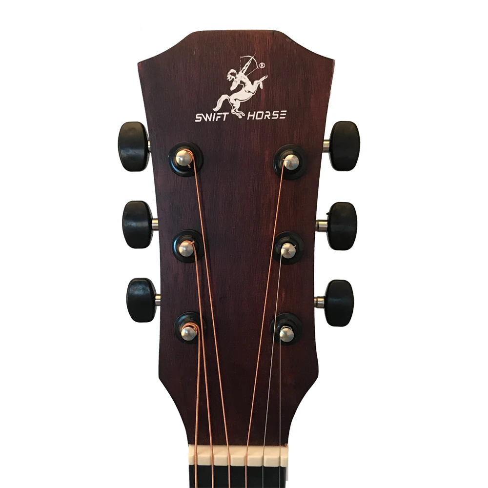 Full Size Colorful Options Matte Finish Linden Wood Cutaway Western ...