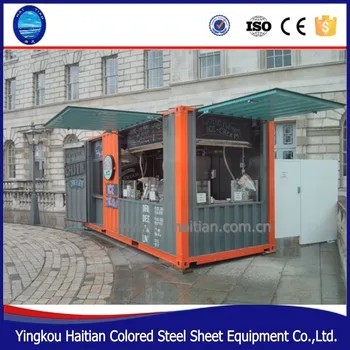 Container Restaurant Barbershop Mini Shipping Container Shop ...