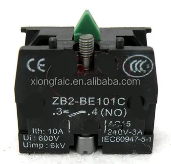 Zb2-be101c Botón De Parada De Emergencia Interruptor Contacto Normalmente Abierto - Buy ...