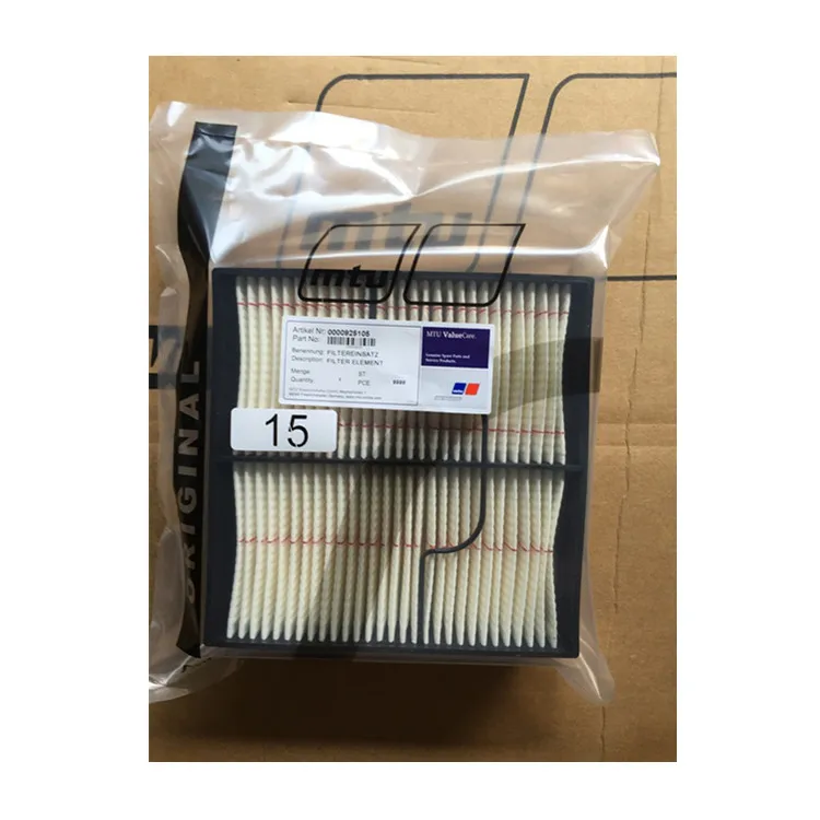Genuine MTU diesel engine spare parts 0000925105 FILTER ELEMENT ...