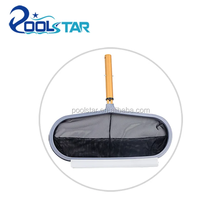 Aluminum Handle Nylon Net Easy-to-pick-up Pool Skimmer Leaf Rake ...