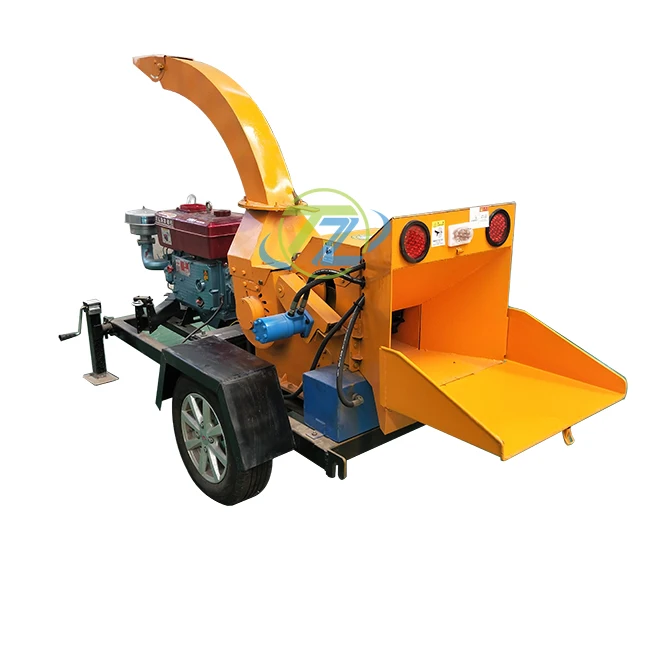 Forest Tree Branch Mulcher Motor Hot Product Provided Wood Chipper ...