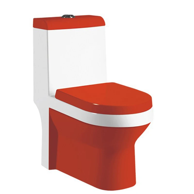 HS-8051 red toilet bowl/ red bathroom toilet bowl/ one piece toilet ...