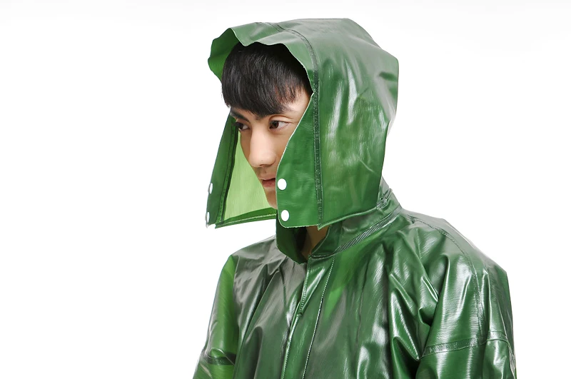 High Quality PVC Plastic Fishing Men Rainwear Suit