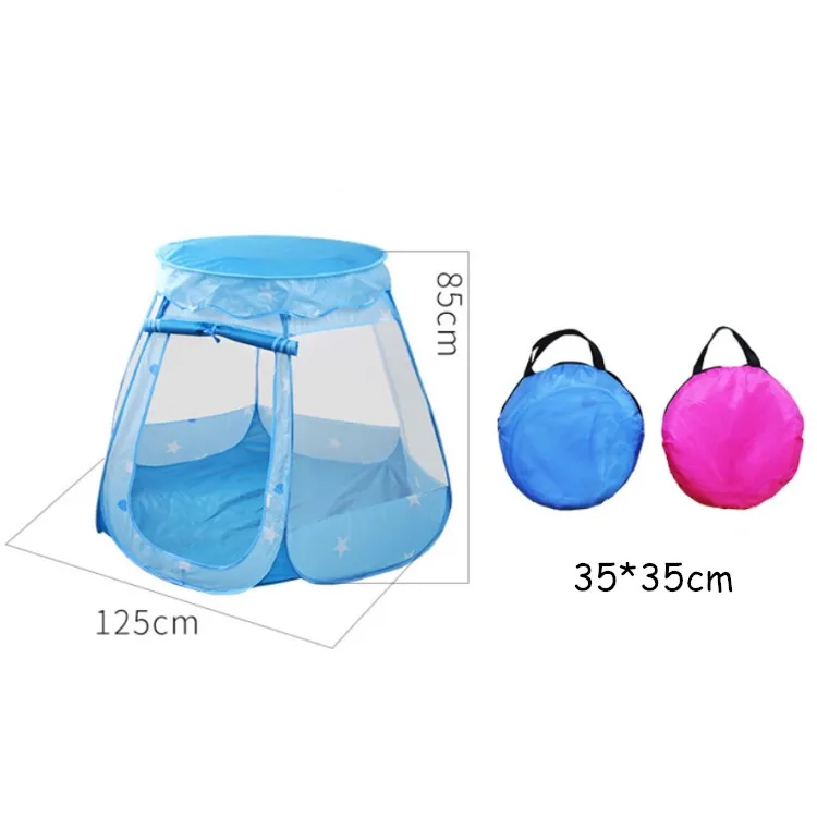 Princess Foldable Indoor Outdoor Pop Up Castle Tipi Play Tent House ...