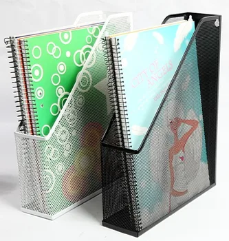 Metal Mesh Vertical Desktop File Box Magazine Holder - Buy Metal ...