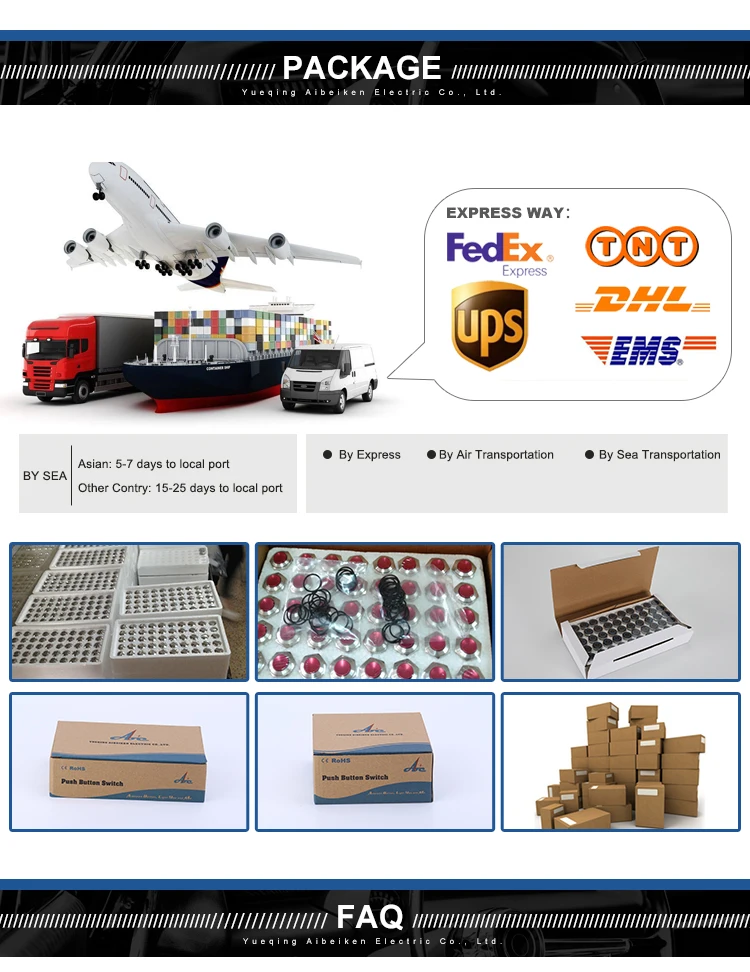 12mm Self-locking Waterproof 24v Ring Light Switches Latching Poussoir ...