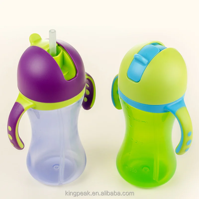 Best Selling Pop Up Straw Baby Toddler Kids Drinking Travel Bottle Baby ...