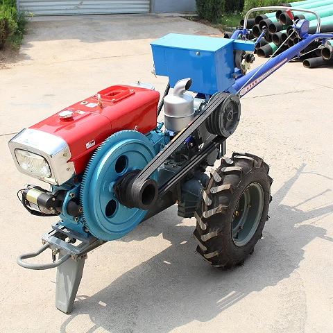 Hand Operated Diesel Walking Tractor 12hp 18hp 20hp - Buy Walking ...