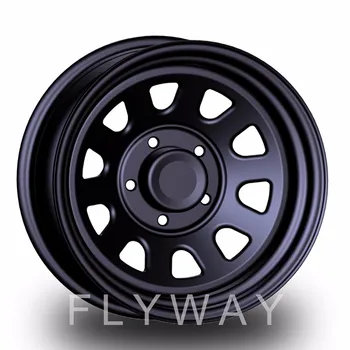 Flyway Fx002 4x4 Steel Wheel 17x10 8h165.1 Et-20 Cb130 Black - Buy ...