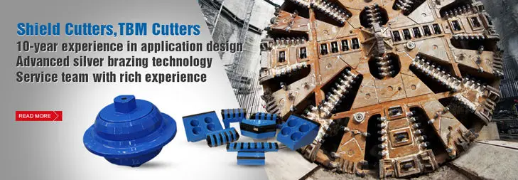 Trenchless Tunnel Boring Machine Roller Disk Cutter For Underground ...