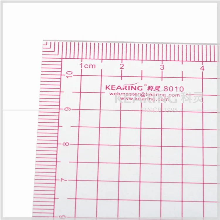 Kearing Flexible Transparent Plastic Pattern Making Ruler 15cm*11cm ...