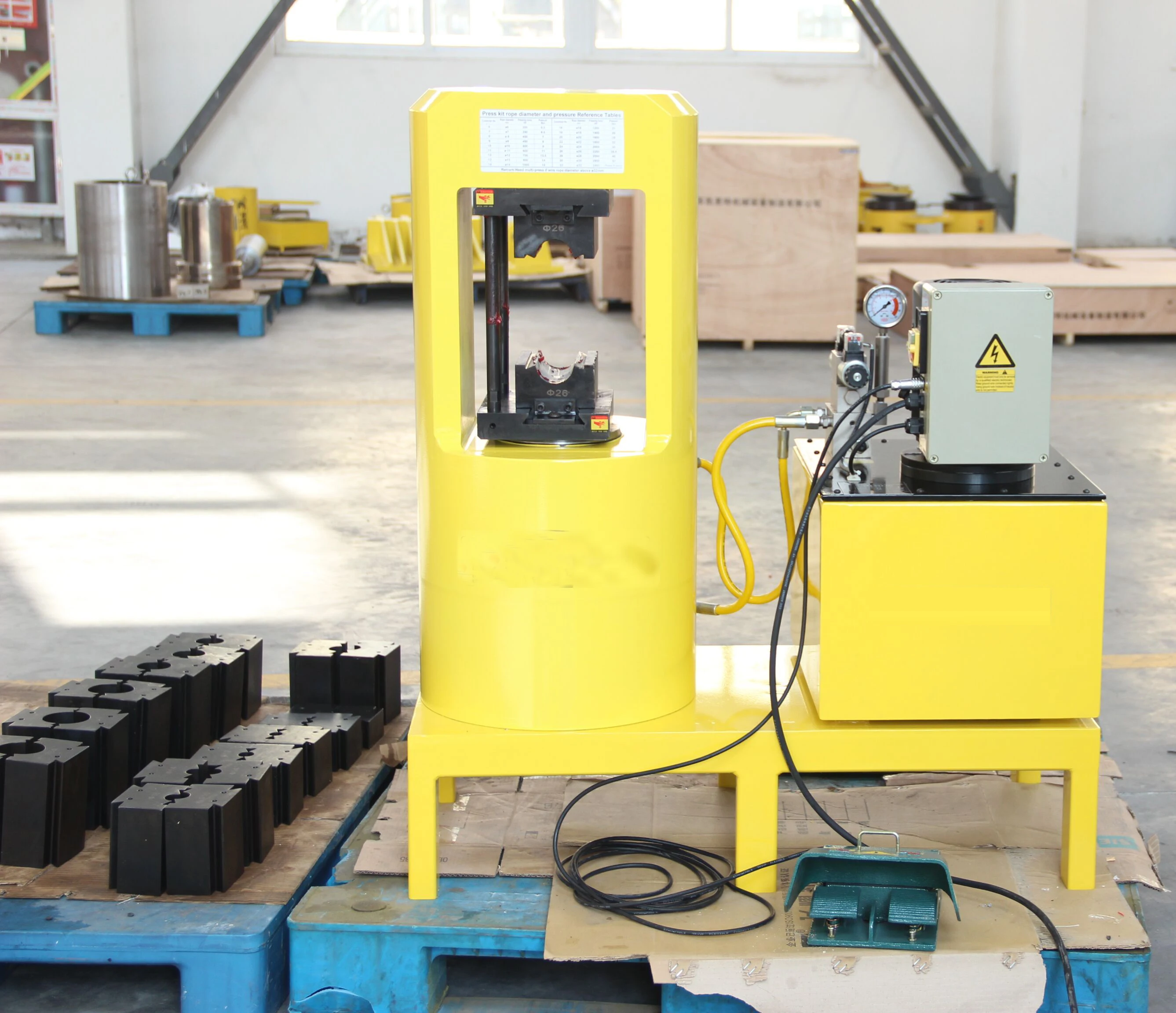 Hydraulic Swaging Steel Wire Rope Press Machine - Buy Hydraulic Wire ...