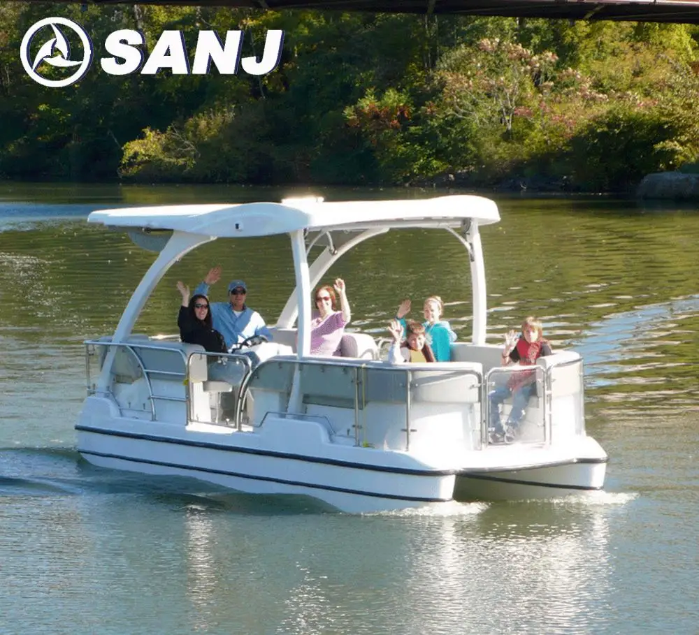Sjft22 Solar Sight Seeing Pontoon Boat---environmental Friendly Solar ...