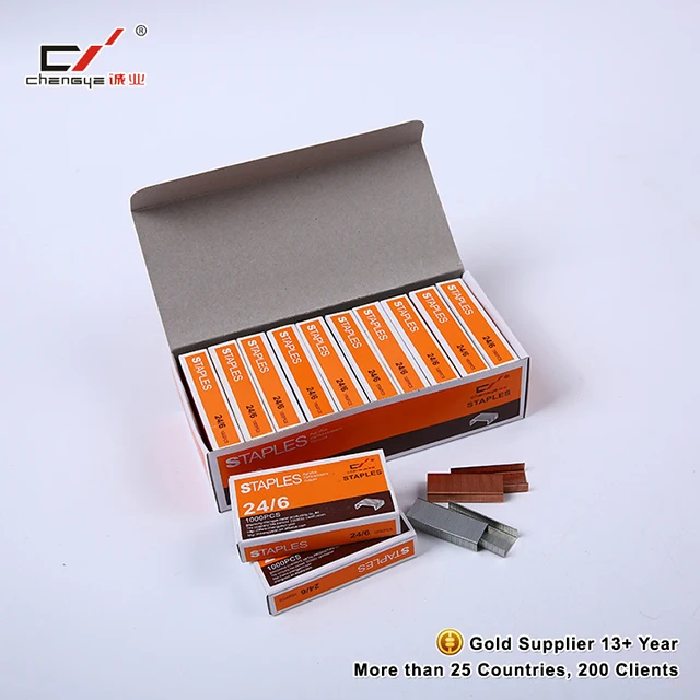 Staples 24/6 Pin By Boxe 1m Galvanized Staples Office School Paper ...