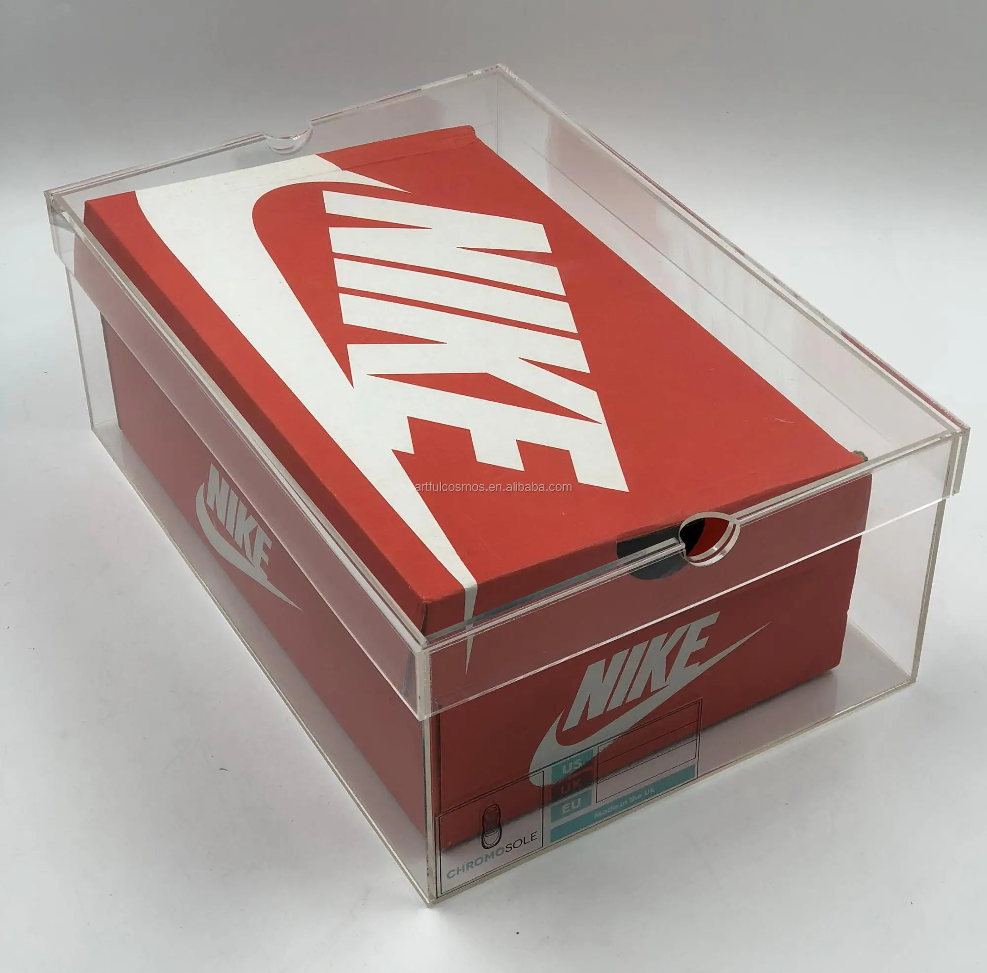 Open Nike Shoe Box