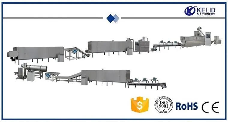 Full Automatic Breakfast Cereals Snack Food Processing Machine