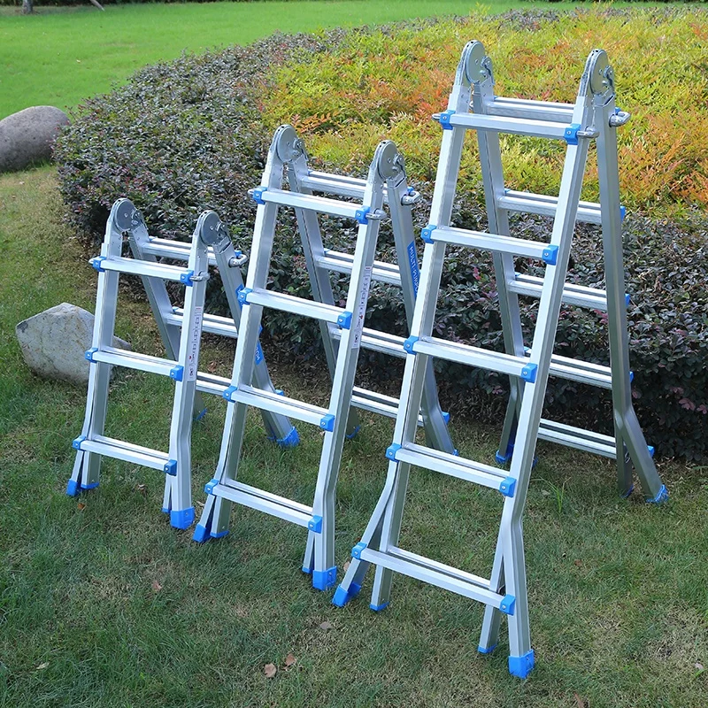 Aluminum Multi-purpose Small Folding Ladder 4*3 Steps Ladder For ...