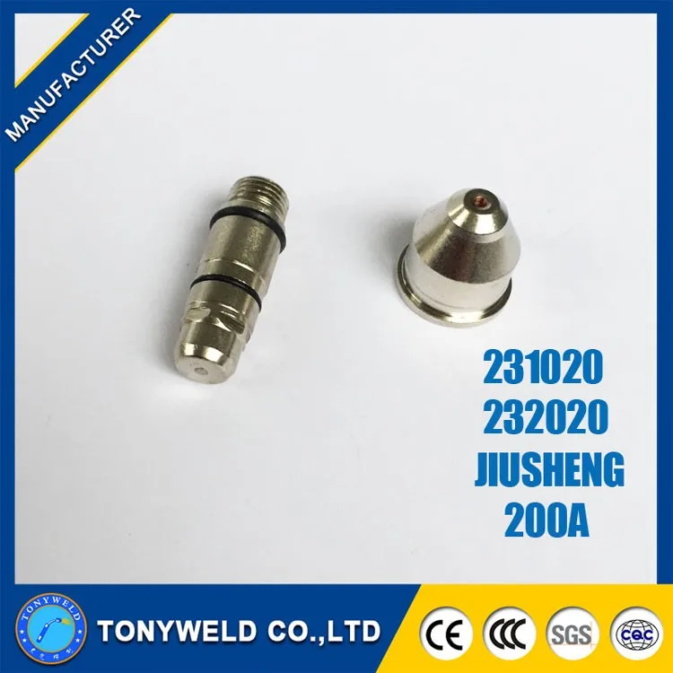 Jiusheng 200a Water Cooled Plasma Cutting Tips Electrode| Alibaba.com