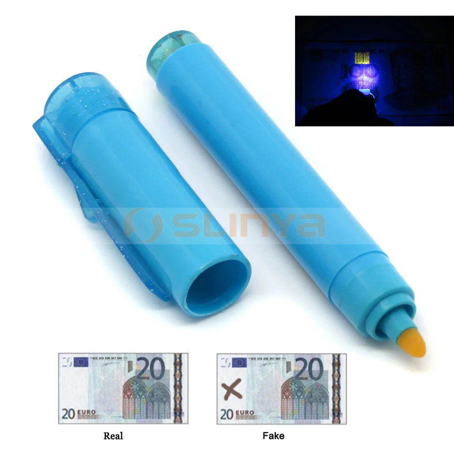 Uv Light 2 In 1 Mini Money Detector Invisible Ink Mark Pen - Buy ...