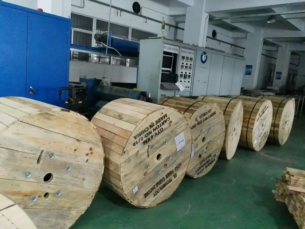 Messenger Fiber Optic Cable 2 Strand G652d 48 Core Adss Optic Fiber ...
