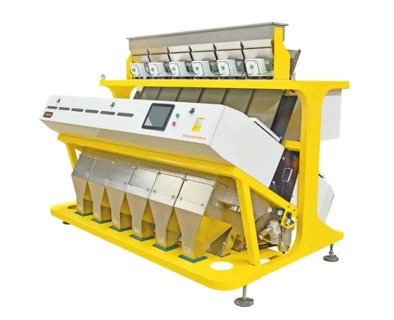 AI Learning Raw Coffee Beans CCD Optical Color Sorting Machine