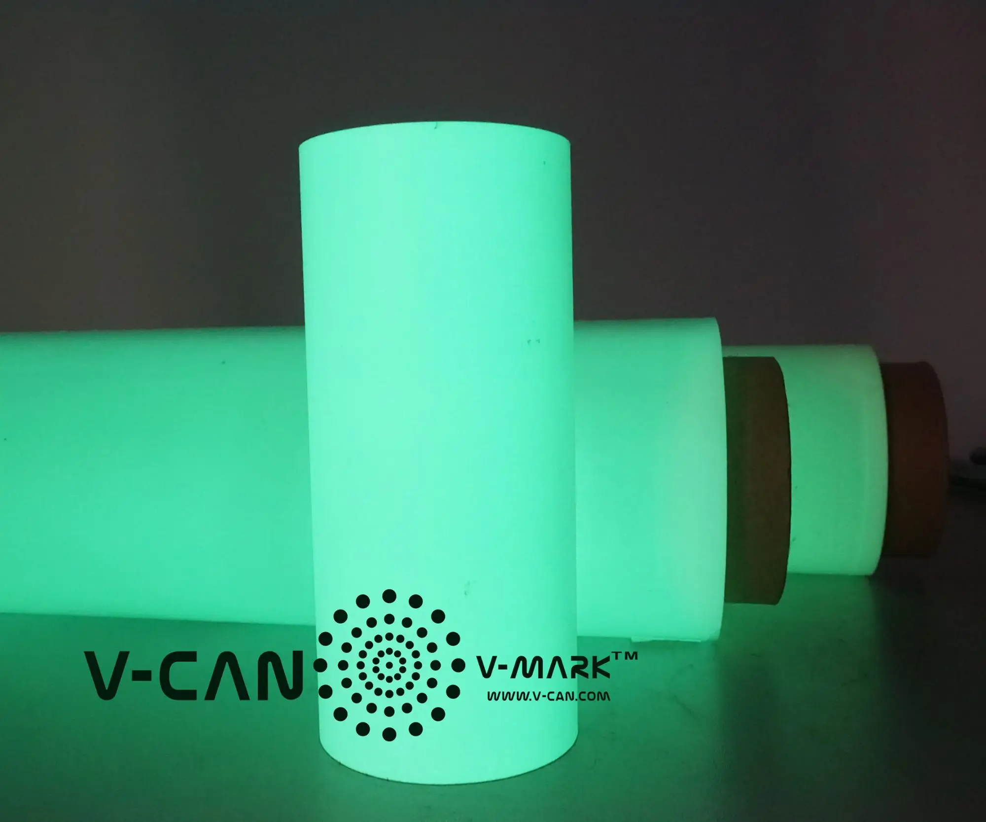 Green Color Grow-in-the-dark Heat Transfer Vinyl Glowing More Than 10 ...