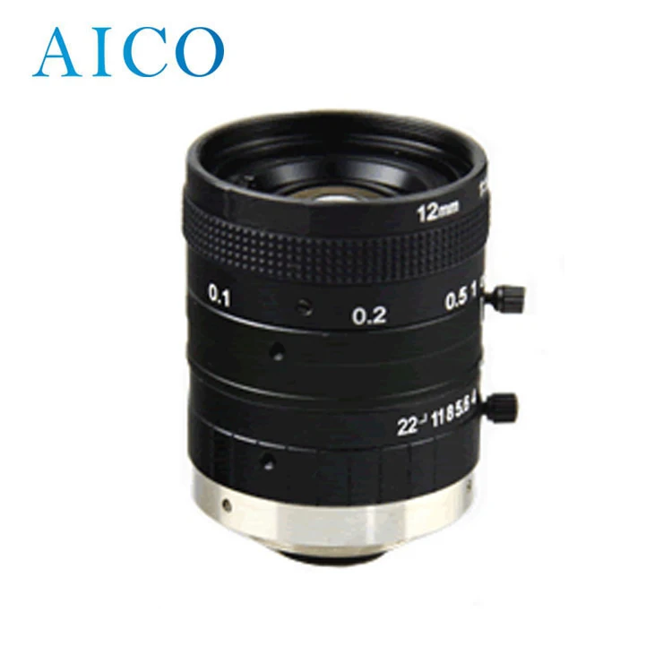 2/3" F1.4 manual iris 5mp 12mm c mount low distortion 5megapixel cmount industrial fa camera ...