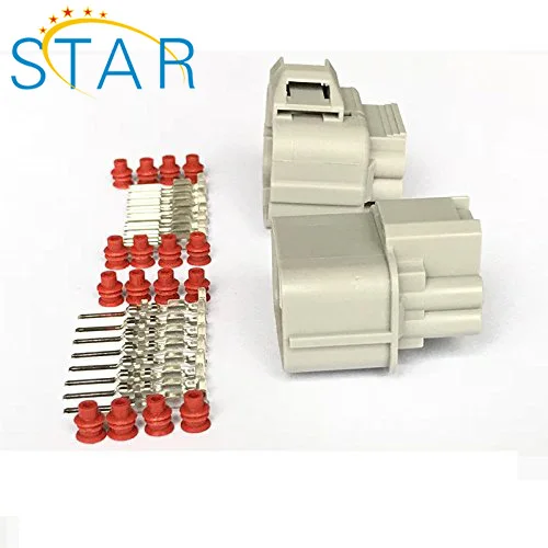 8 Pin Male Female Obd1 Distributor Auto Wire Connector 6189-0134 6181 ...