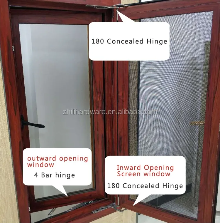 180 Degree Concealed Window Hinge For Inward Opening Casement Window ...