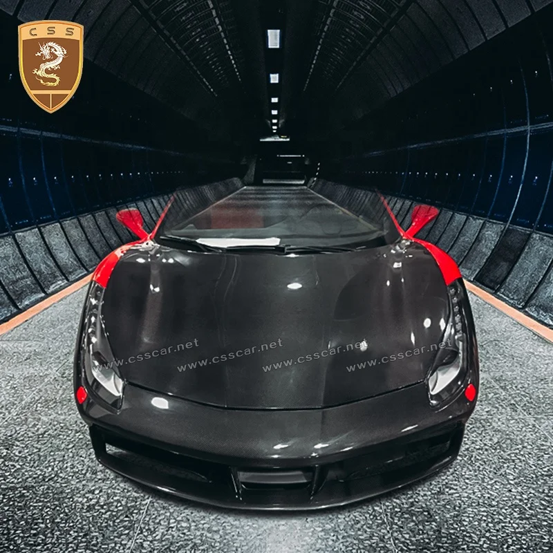 OEM Carbon Fiber Front Bumper Suitable For Ferrari 488 GTB Body Kit ...