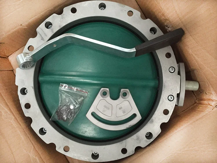 Single Flange Double Flange Discharging Butterfly Valve For Cement Silo ...