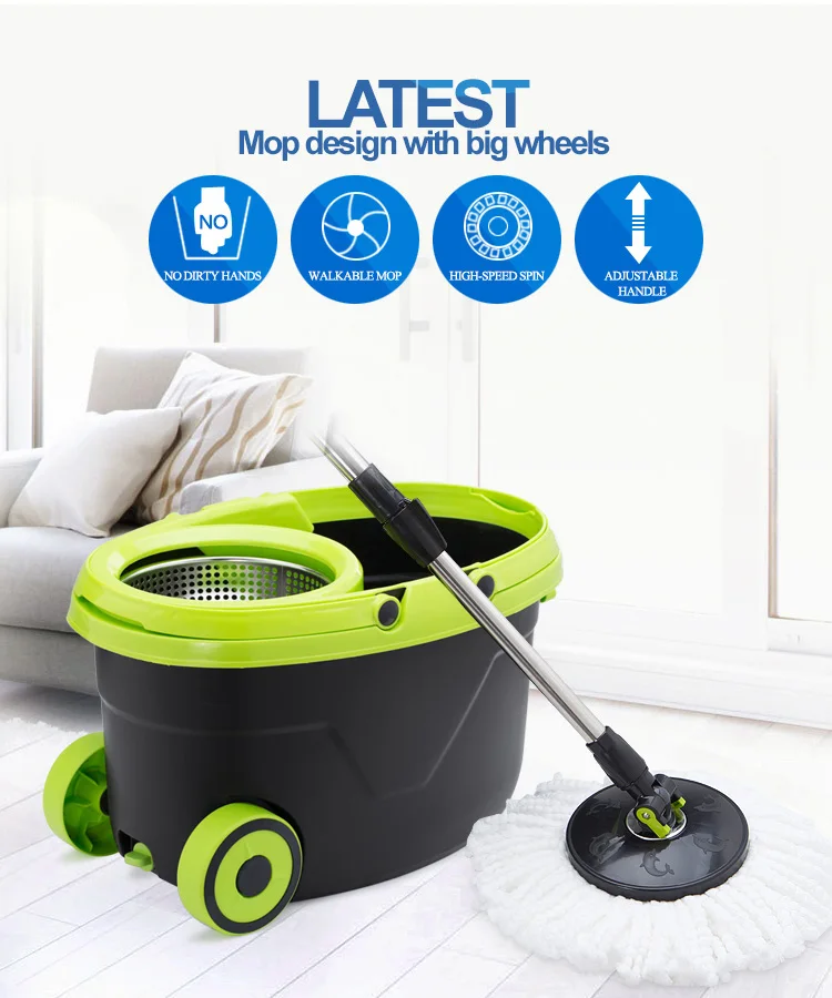Ispin Mop Innovative 360 Easy Mop Set As Seen On Television - Buy 360 ...