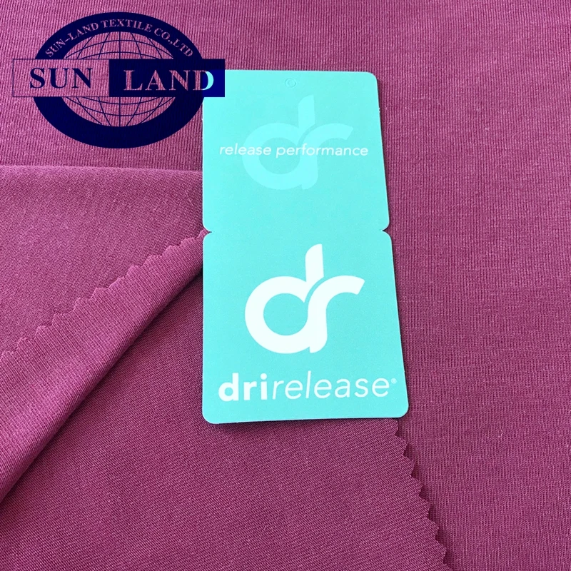Moisture Wicking Dri Release Tc Polyester Cotton Knit Single Jersey Fabric - Buy Single Jersey ...