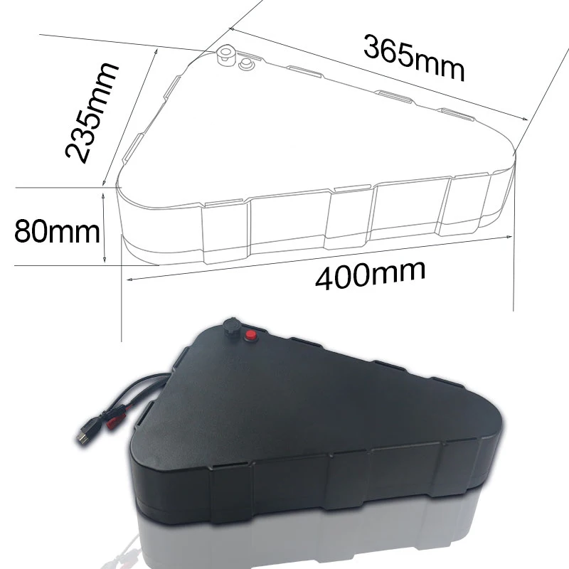 Manufacture Waterproof Triangle Bag 48V 14ah E-Bike Battery