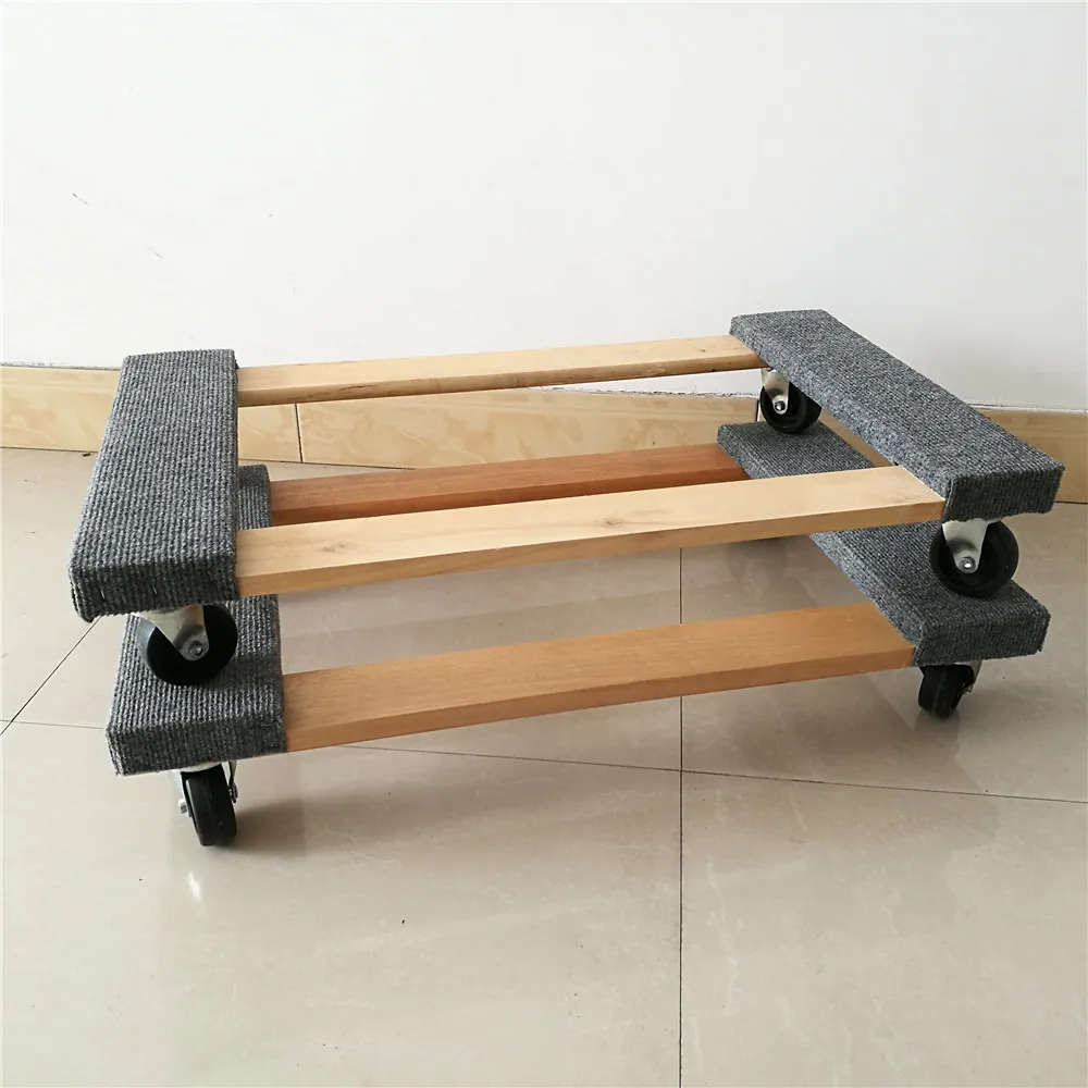 4 Wheels Heavy Duty Wheelie Platform Plywood Mover Dolly