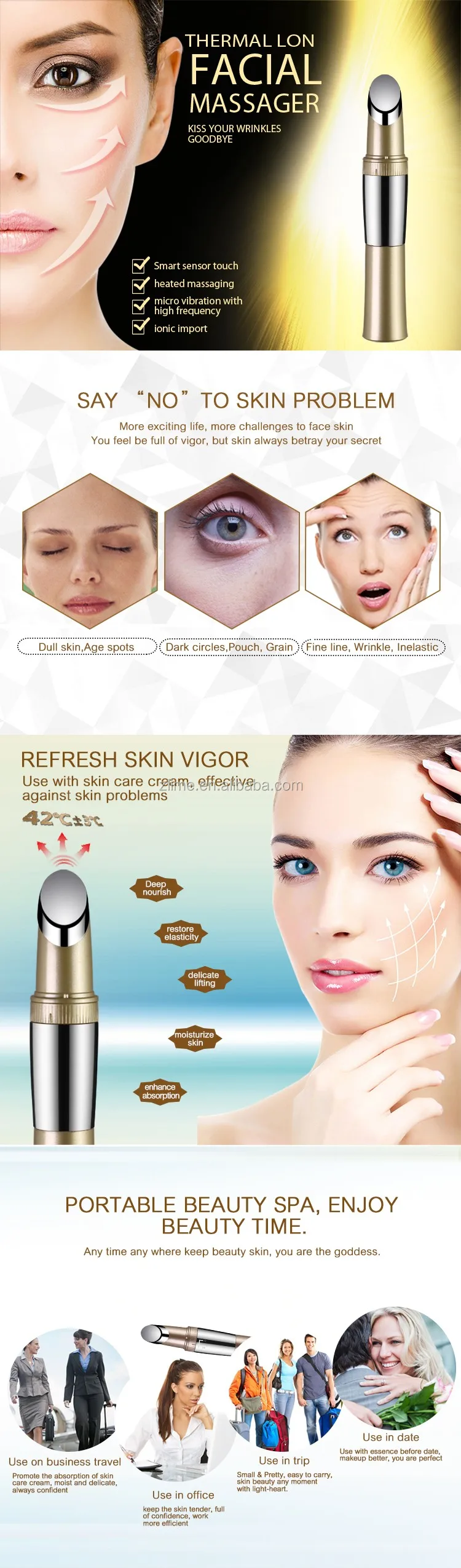 New Eye Care Dark Circles Remove Machine Eye Massager Eye Ems Facial ...